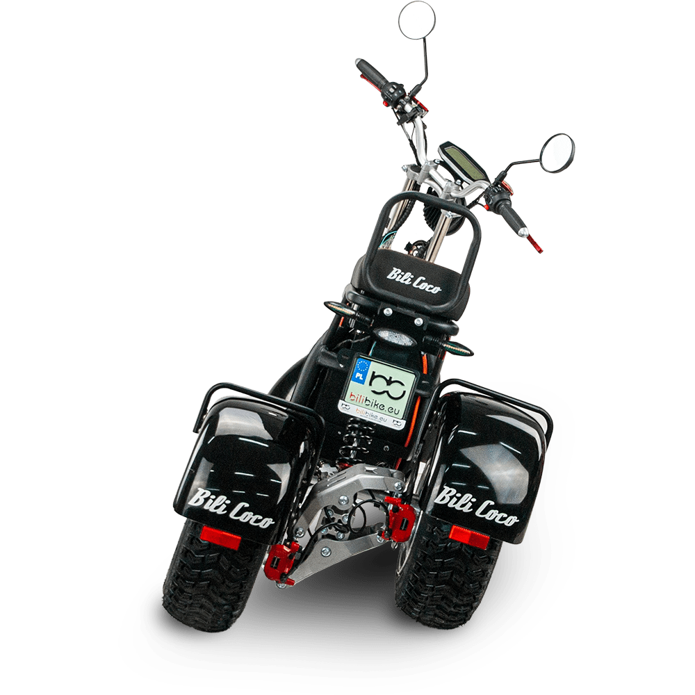 Scuter electric, BILI BIKE, 3 Roti, 4000W, 45km/h, Negru - eMAG.ro