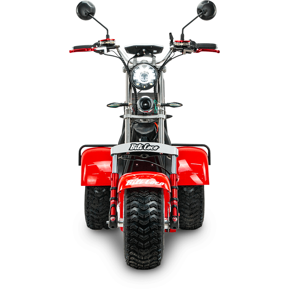 Scuter electric, BILI BIKE, 3 Roti, 4000W, 45km/h, Rosu - eMAG.ro