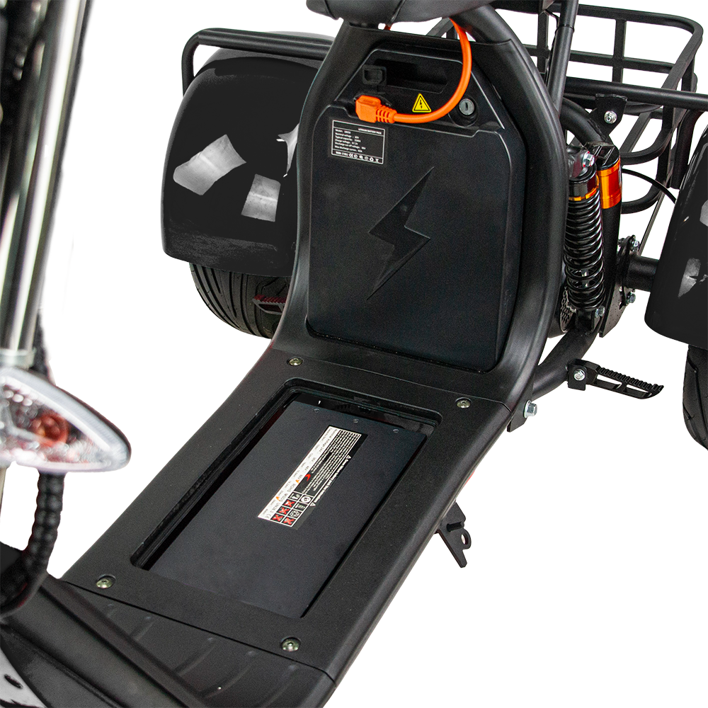 Scuter electric, BILI BIKE, 3 Roti, 2000W, 45km/h, Negru - eMAG.ro