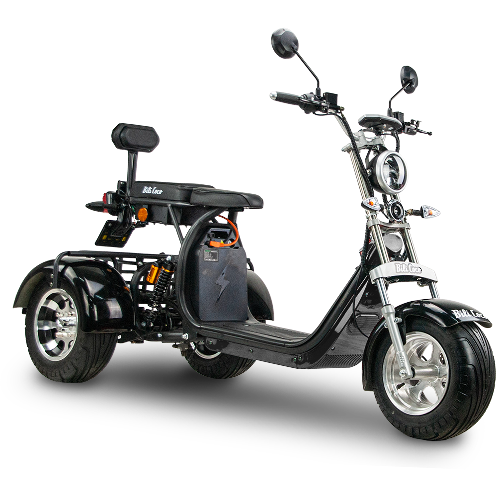 Scuter electric, BILI BIKE, 3 Roti, 2000W, 45km/h, Negru - eMAG.ro