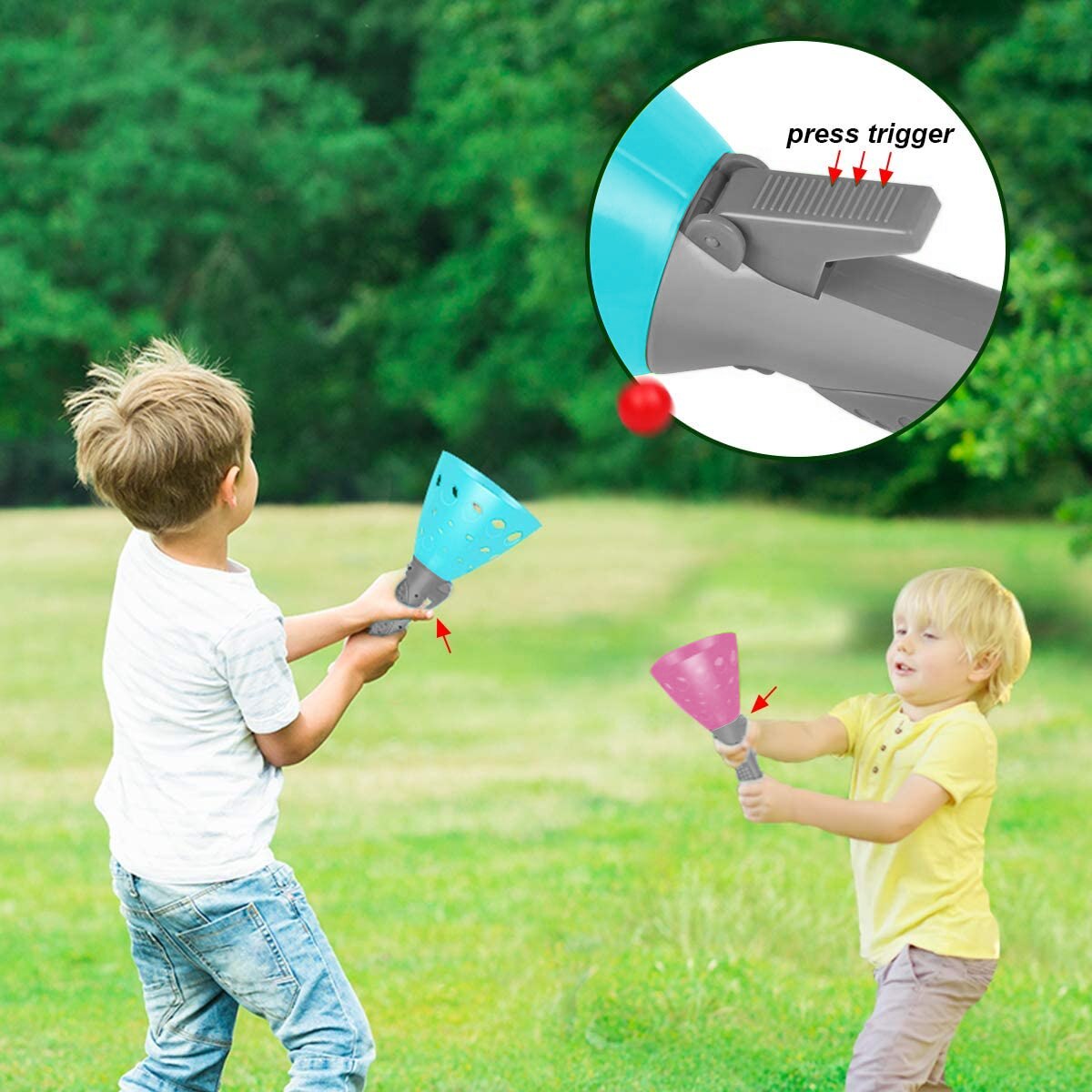 Jucarii Interactive Pentru Copii, Ronyes® Pop Pass Catch Ball Joc, 2 ...