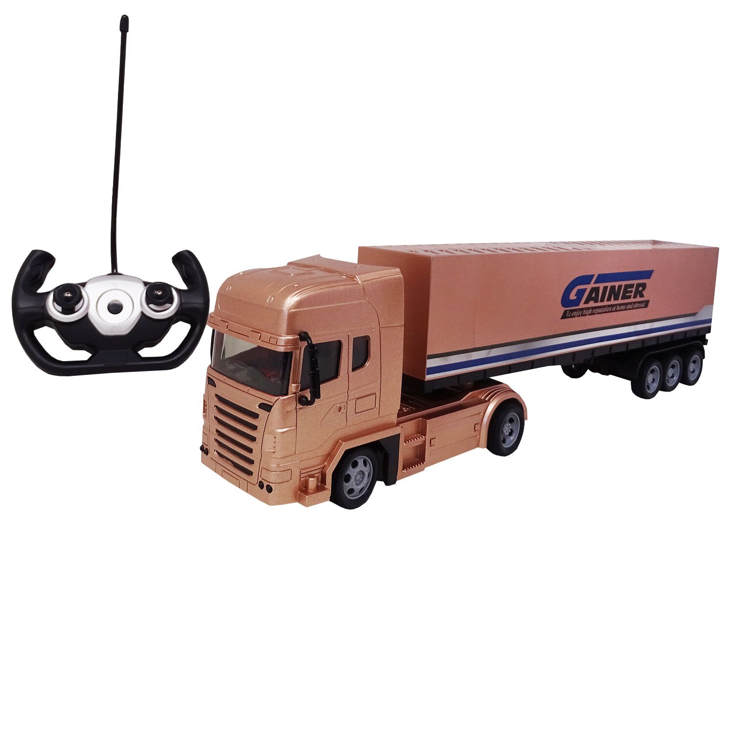 Tir cu telecomanda, culoare rose gold, Salamandra Kids - eMAG.ro