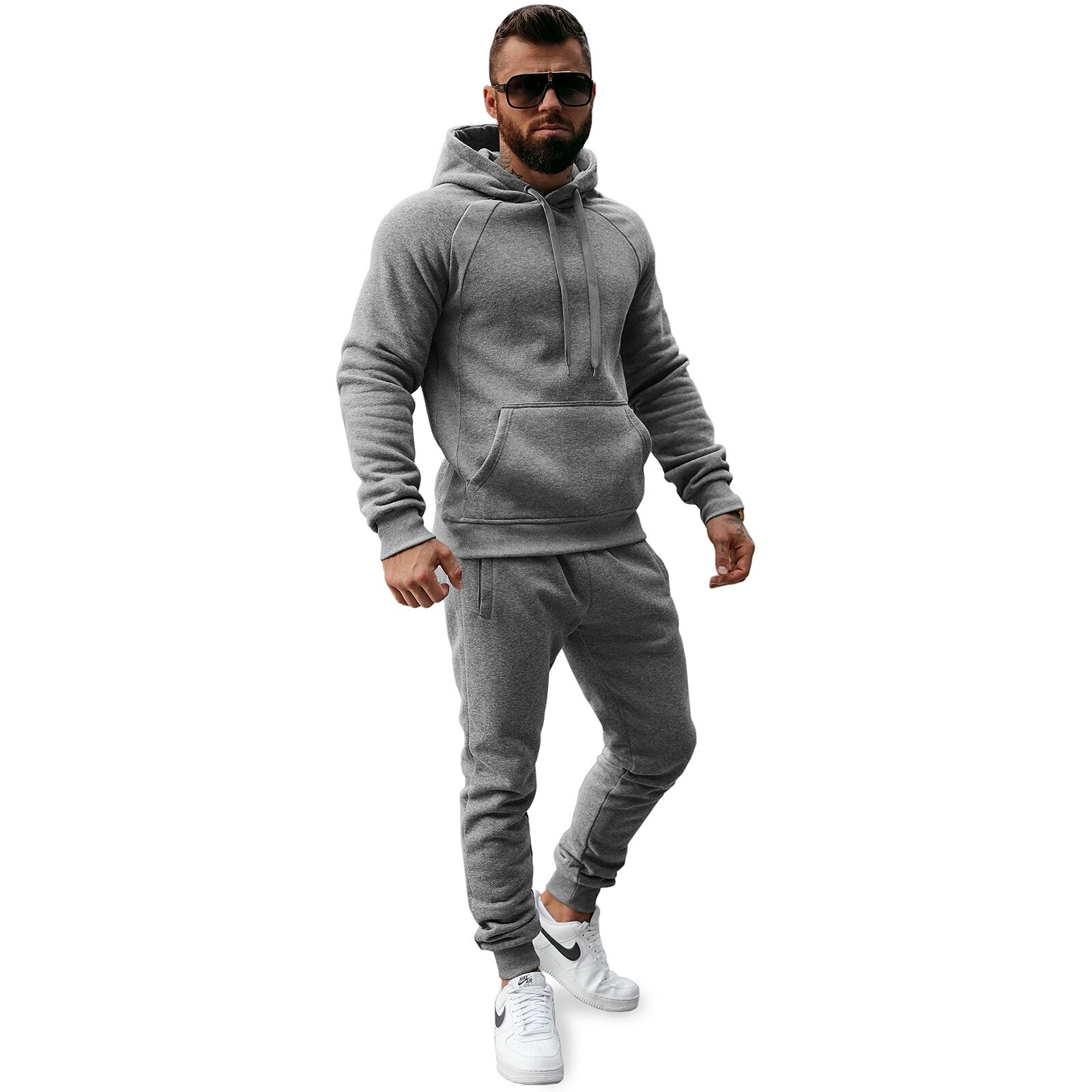 Compleu sport barbati antracit OZONEE JS/8C75/5 XL - eMAG.ro