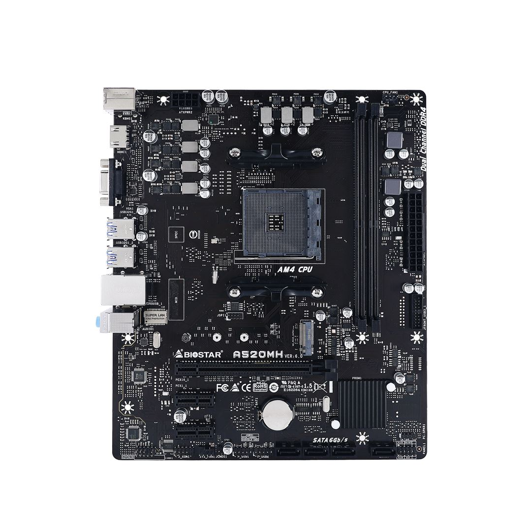 Placa de baza Biostar A520MH, Micro ATX, Soclu AM4, DDR4 - eMAG.ro