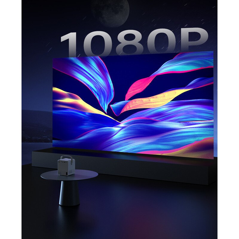 Proiector inteligent, Maelove®, Ultra HD 1080P, stil nou, home theater ...