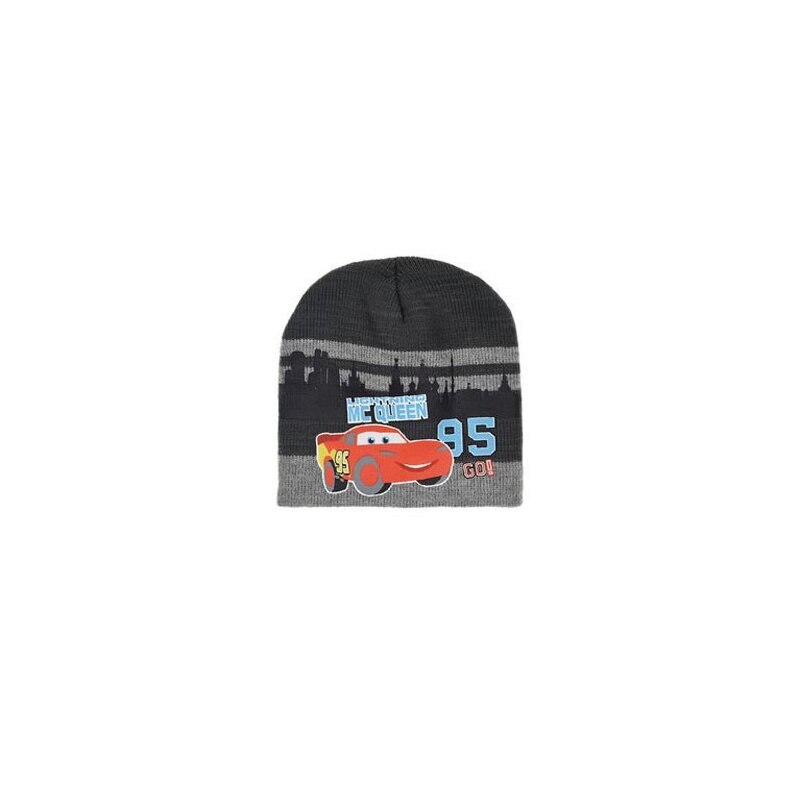 Caciula tip fes, 65%acril, Lightning McQueen 95, gri 46 cm - eMAG.ro