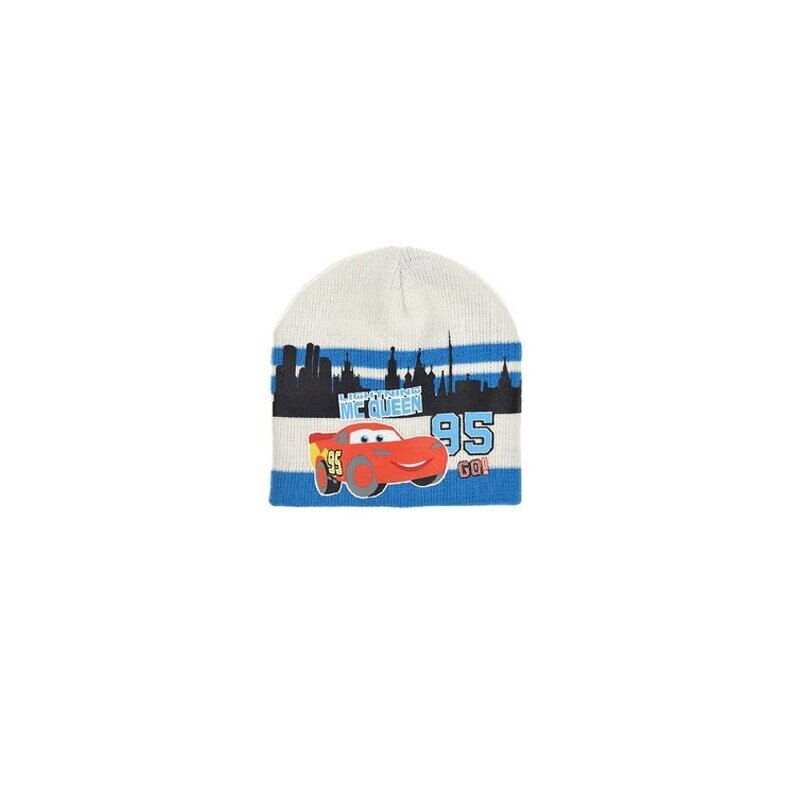 Caciula tip fes, acril, Lightning McQueen, alb 46 cm - eMAG.ro