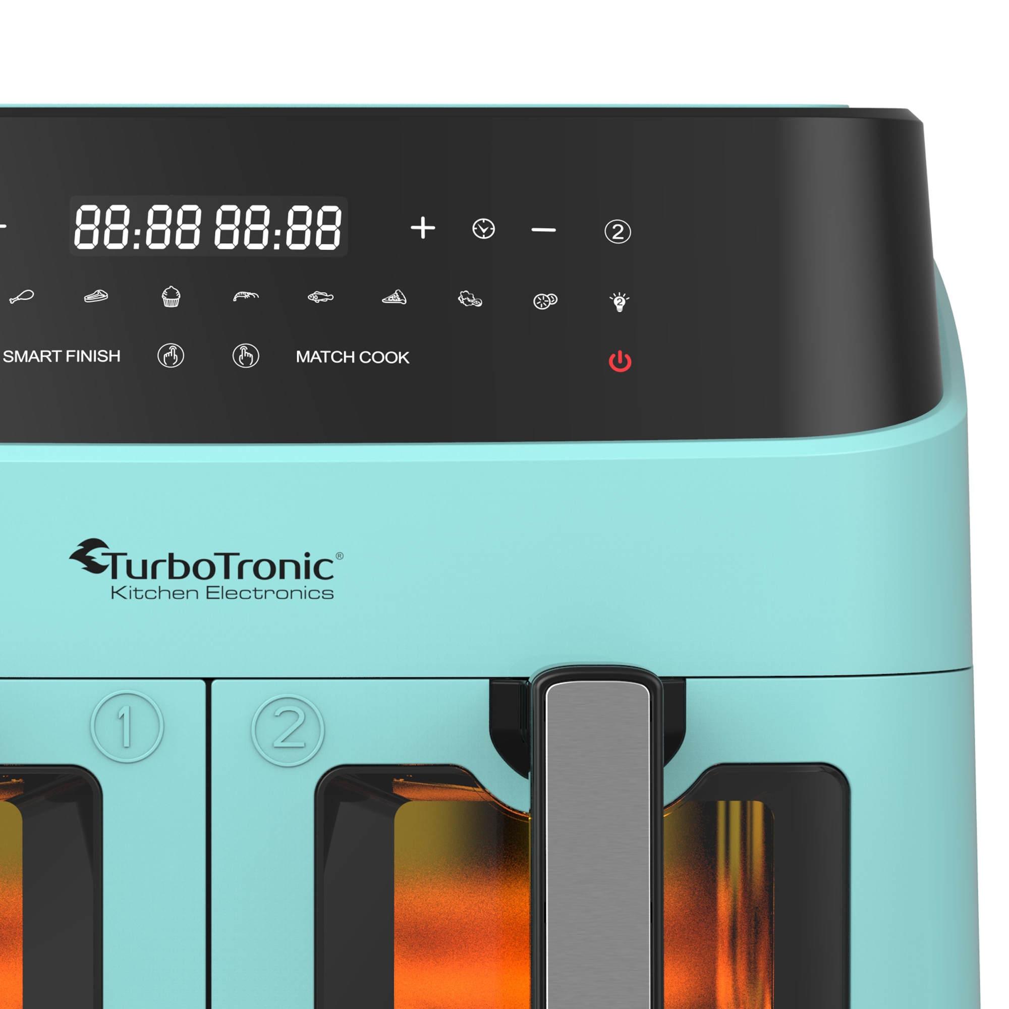 Двоен фритюрник с горещ въздух Turbotronic Xxl Tt Daf6 3000w 9 литра