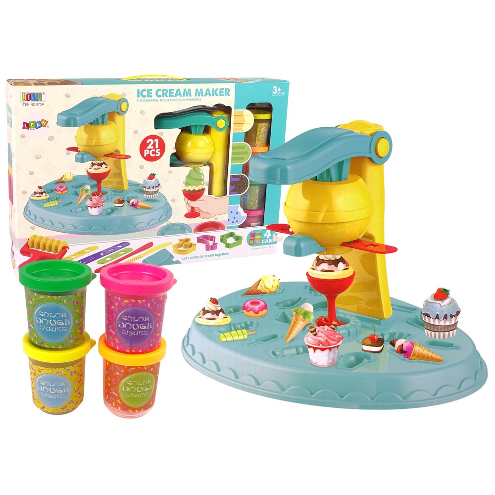 Set magazin de inghetata Play Dough pentru prepararea deserturilor cu ...