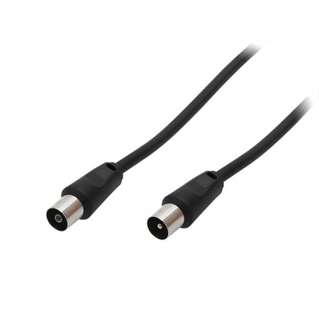 Cablu antena TV, Blow, 3m, Negru - eMAG.ro
