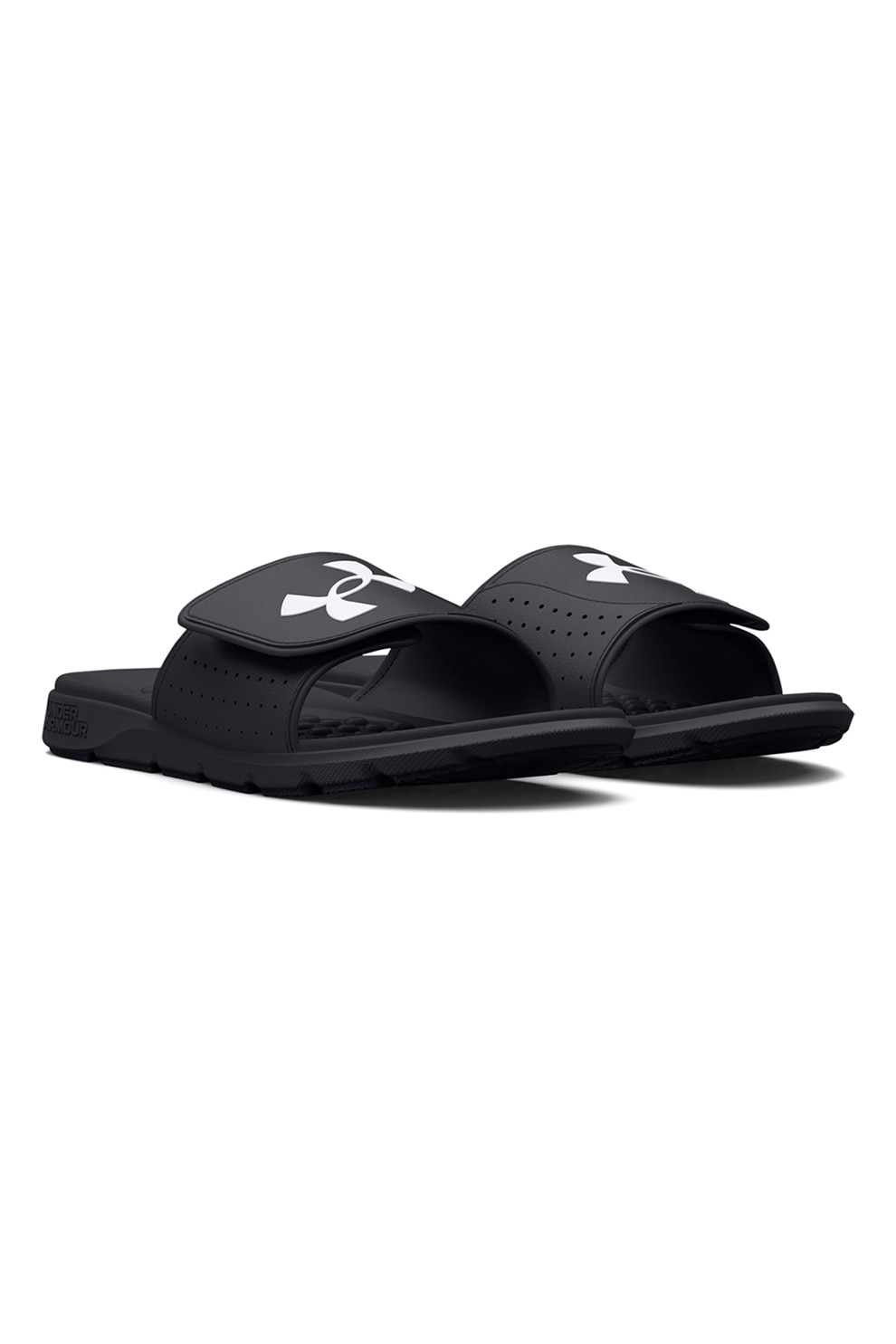 Under Armour, Papuci cu logo Ignite Pro, Negru, 8 - eMAG.ro