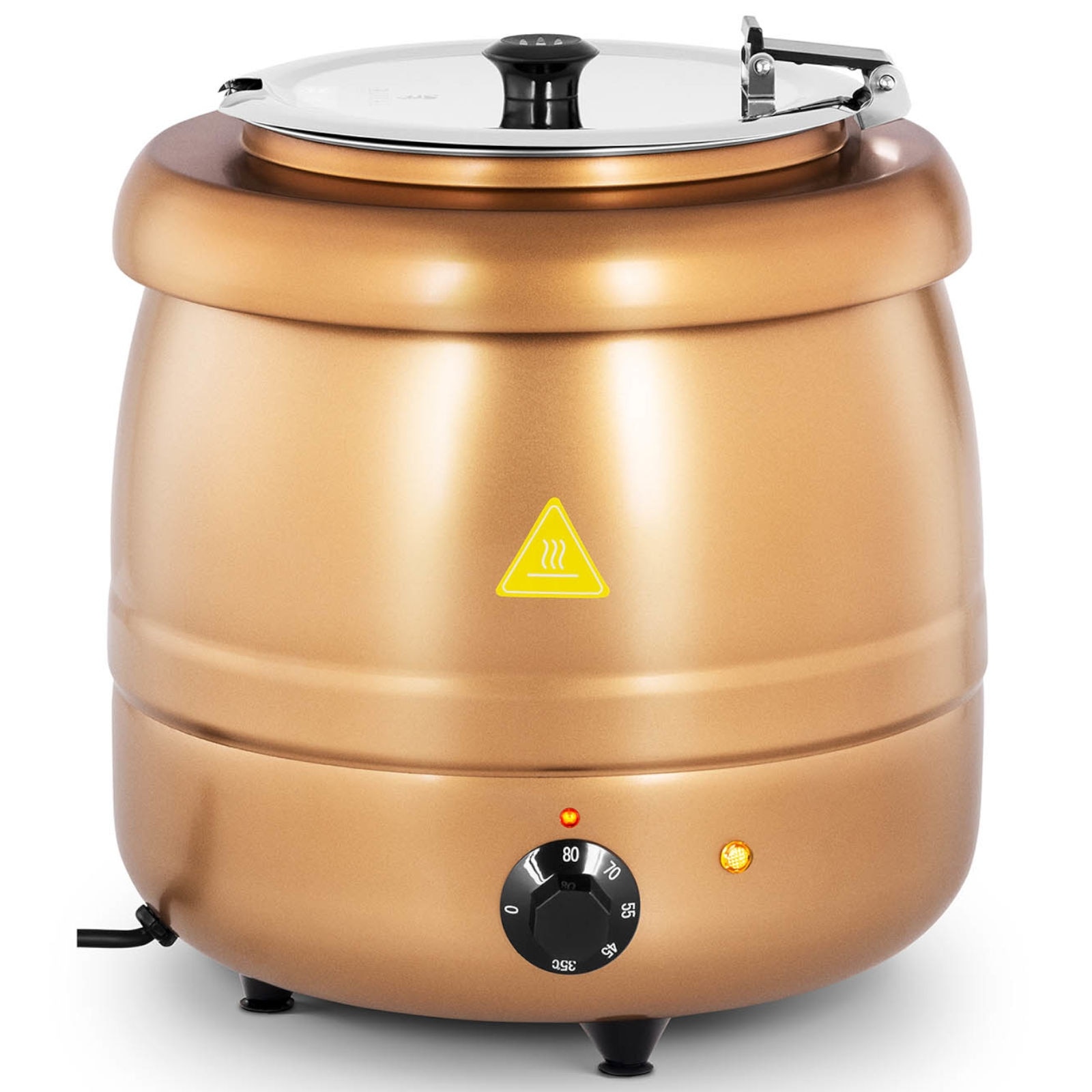 Incalzitor supa, Royal Catering, Inox, 400w, 10l, Auriu - eMAG.ro