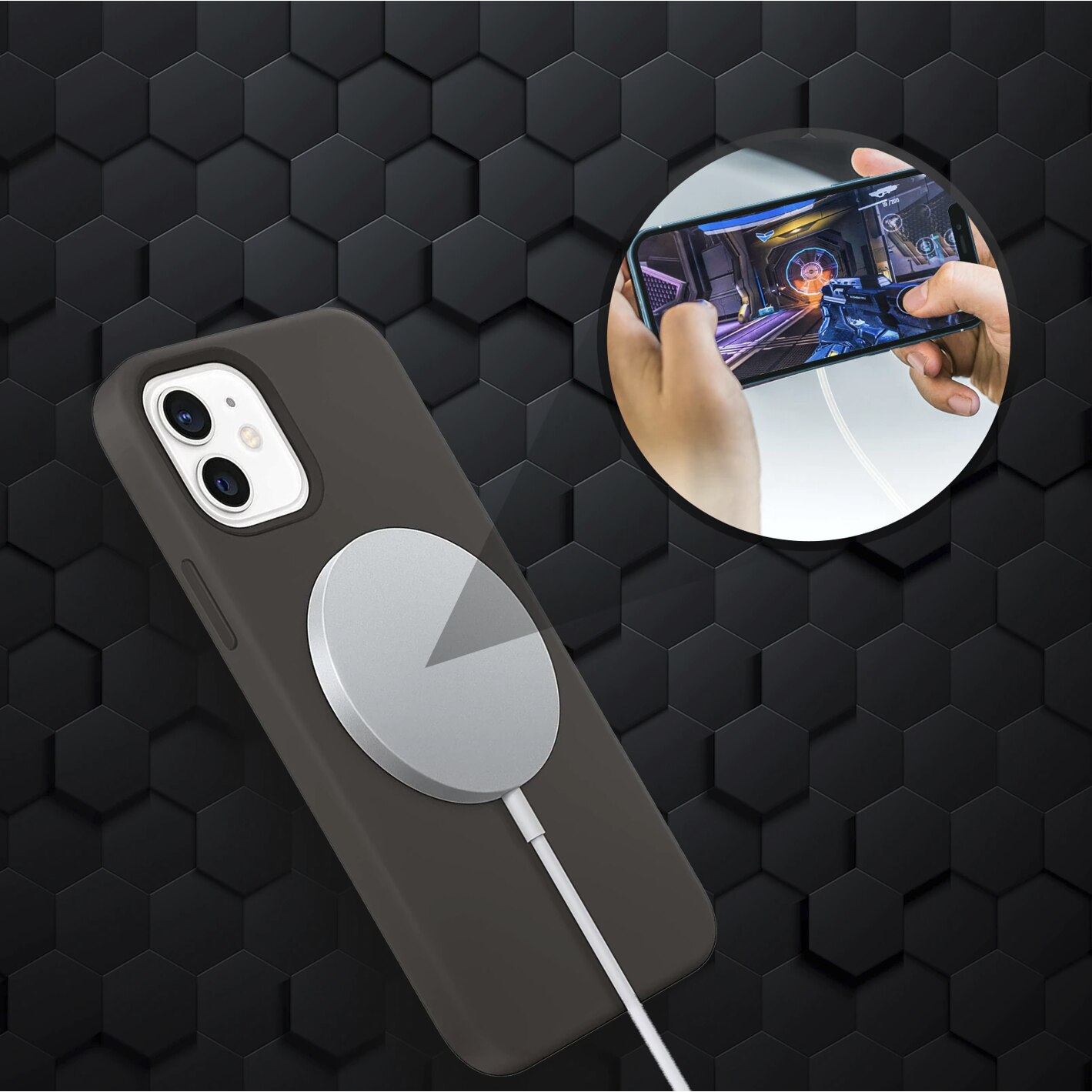Incarcator Wireless MagSafe Fast-Charging 15W Universal, USB TIP C ...