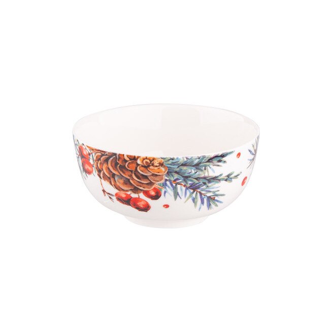 Castron din portelan, ALTOMDESIGN, Cranberry, 14 cm, 400 ml, Multicolor ...