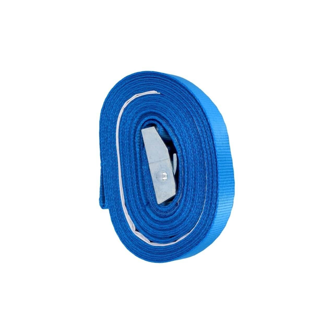 Chinga fixare marfa cu clema, Unitec, din poliester, 5 m, albastru, 250 ...