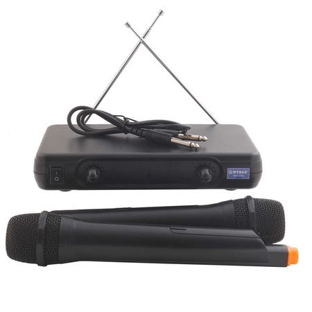 Set microfoane wireless profesionale WVNGR WG-005, 60 m - eMAG.ro