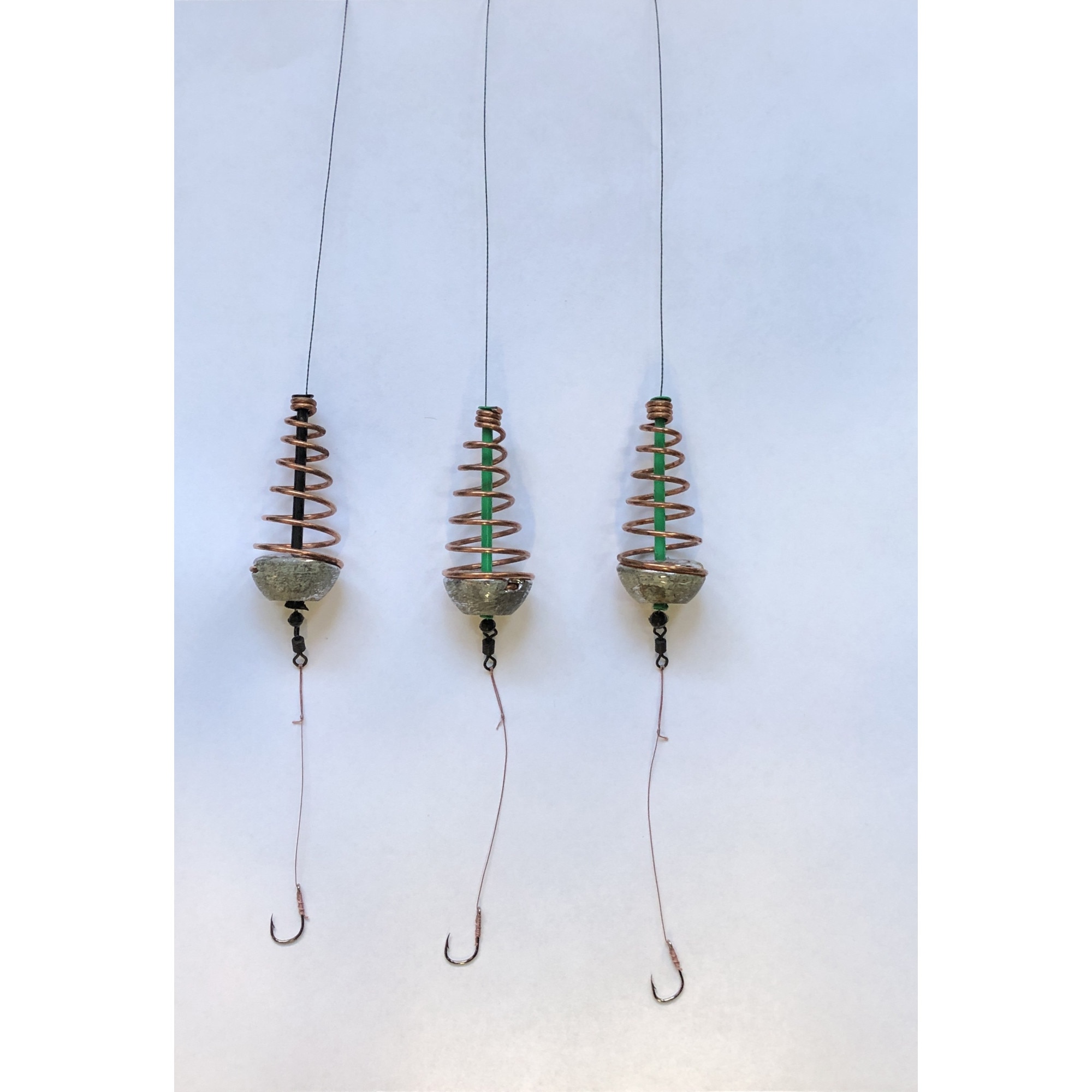 Set 3 monturi crap, caras, platica de pescuit, momitor cu arc 50 gr ...