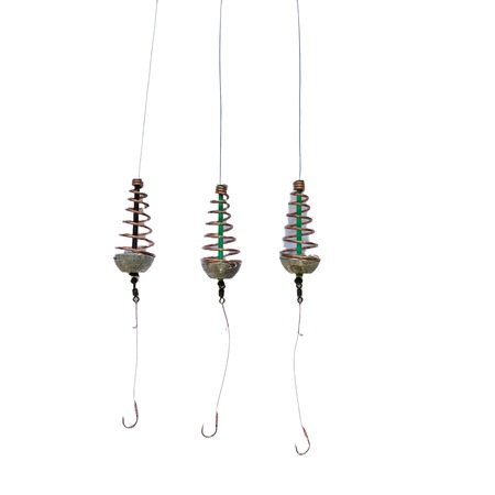 Set 3 monturi crap, caras, platica de pescuit, momitor cu arc 50 gr ...