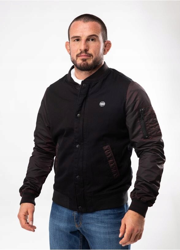 Jacheta primavara barbati, Pitbull, Nylon/poliester, Negru, M - eMAG.ro