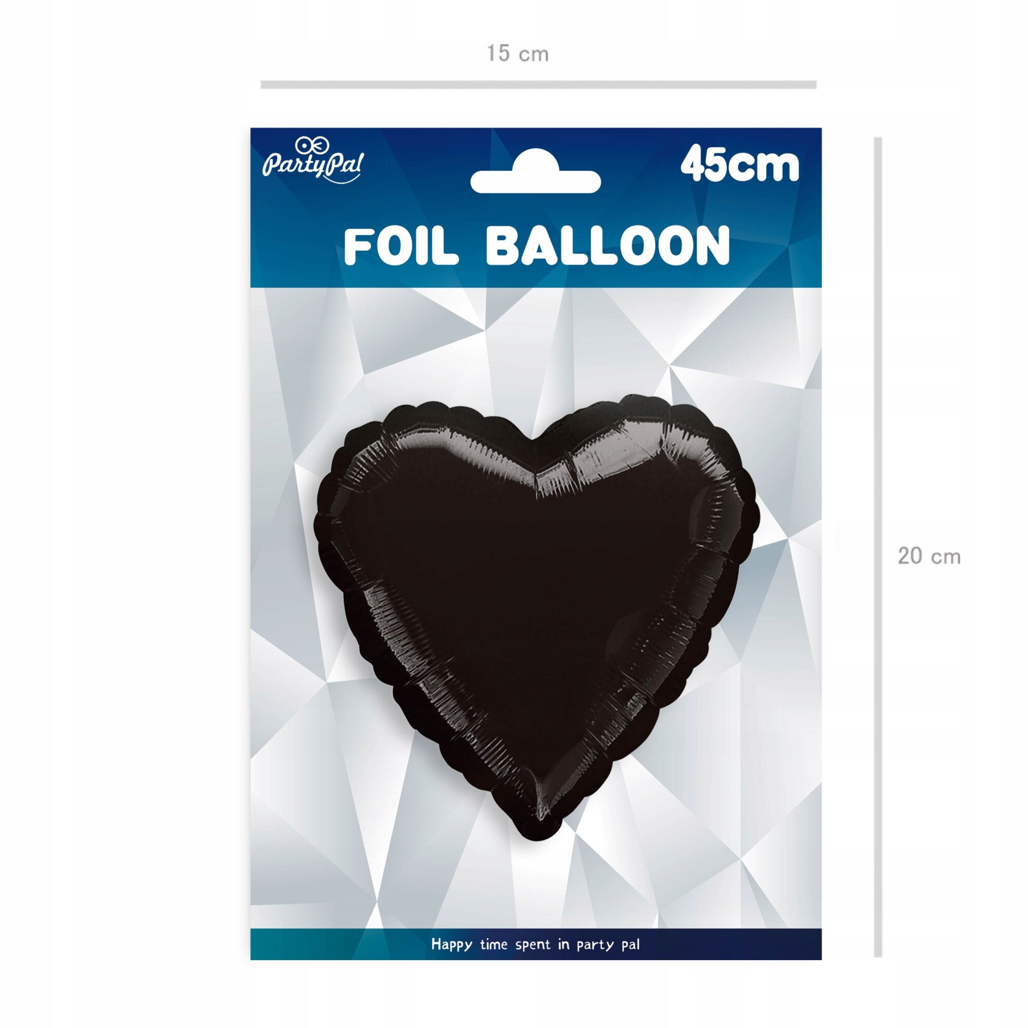 Balon, Vixen, Inima, 45cm, Negru - eMAG.ro