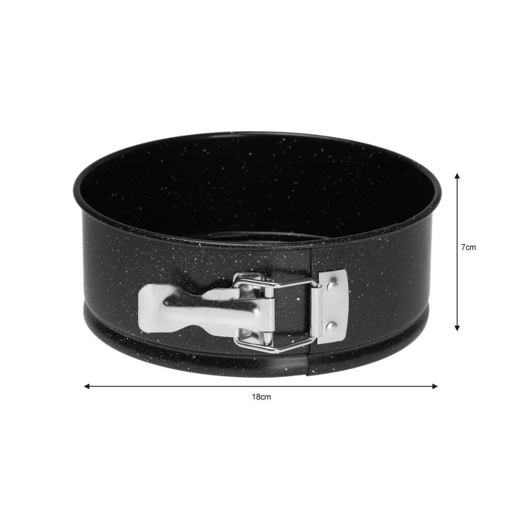 Forma rotunda cu strat din marmura pentru copt, tava pentru tort 18 x 6 ...