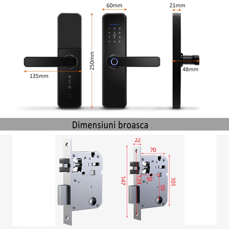 Yala Inteligenta, Panou Tactil, Control de la Distanta, Premium Lock ...