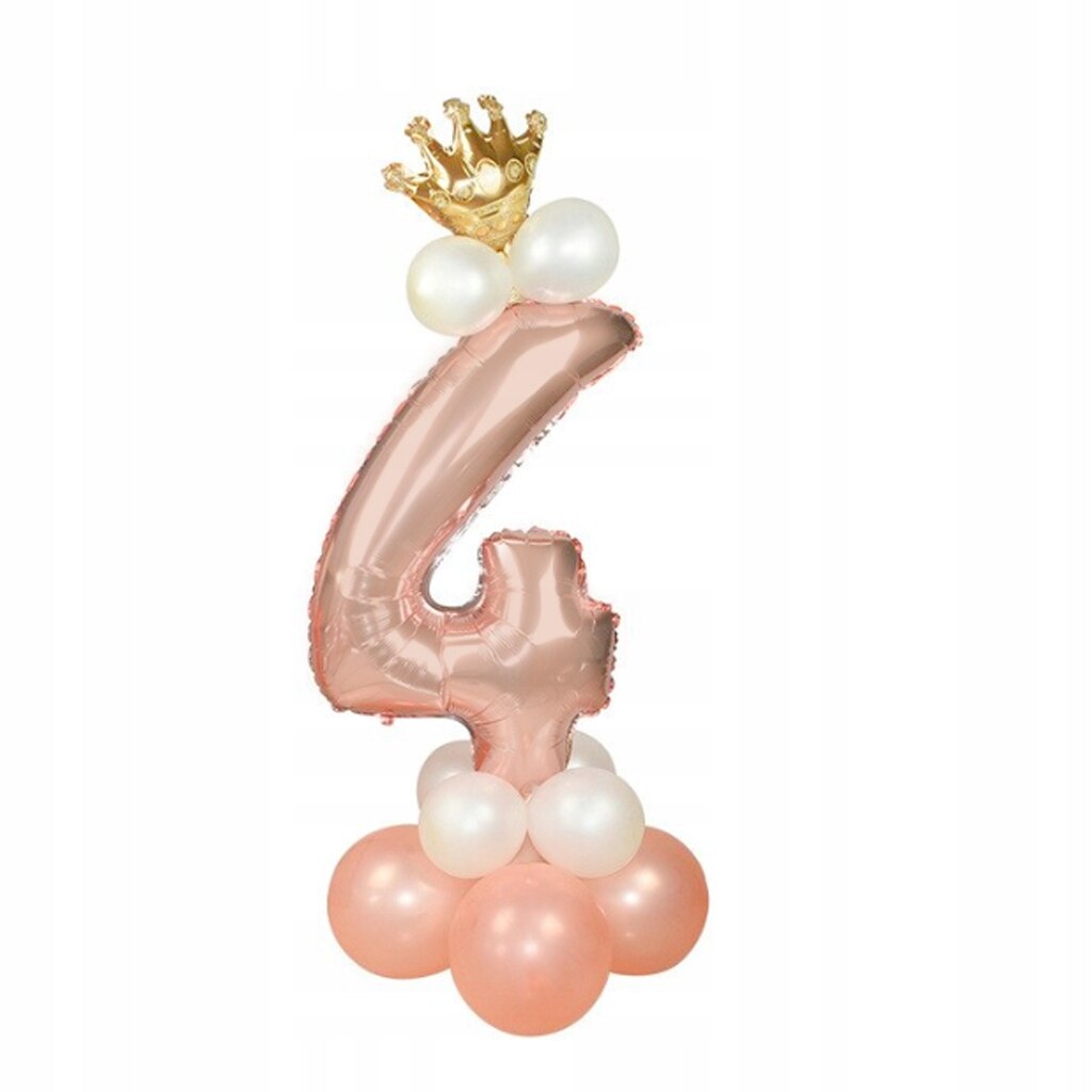 Balon aniversare, Vixen, Folie/Latex, Cifra 5, Roz, 12 buc - eMAG.ro