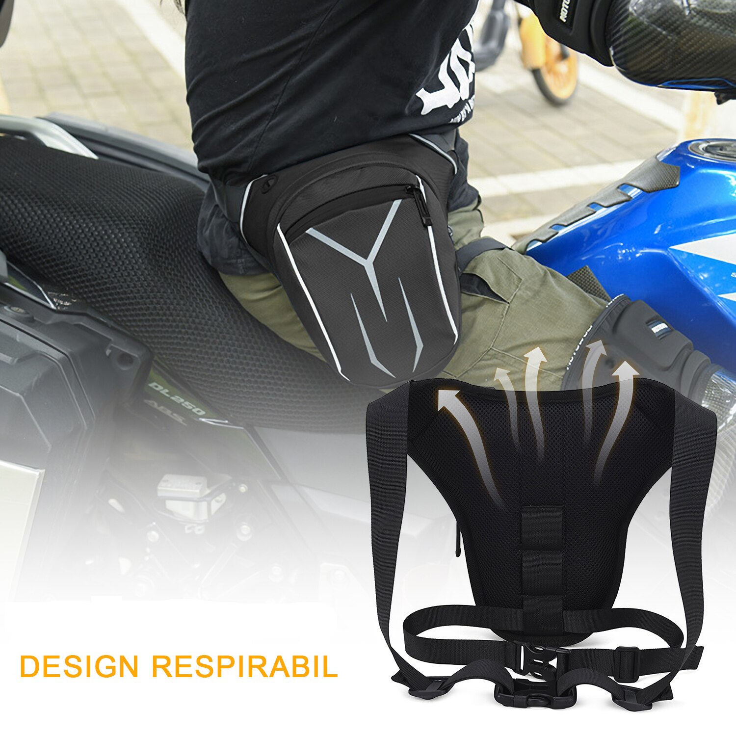 Borseta sport picior, Nierbo®, Geanta Moto ATV Scuter Bicicleta ...