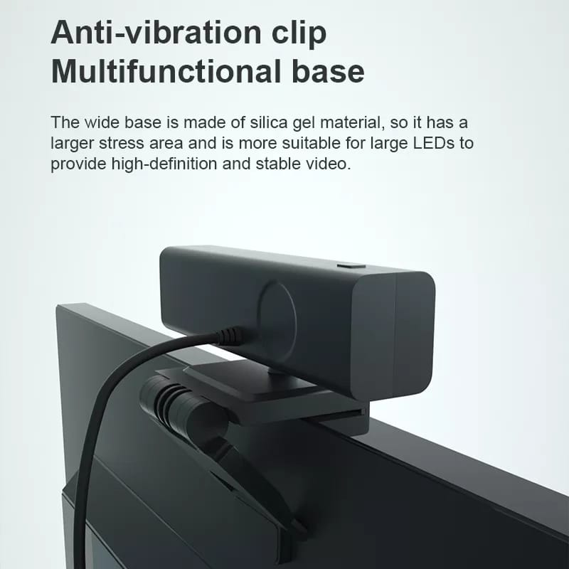 Camera Web 1080P Full HD Andowl, Cu Microfon, Conexiune USB, Pentru PC ...