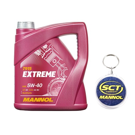 Set Ulei Auto Mannol Extreme 5W-40- 4L cu Breloc Mannol - eMAG.ro