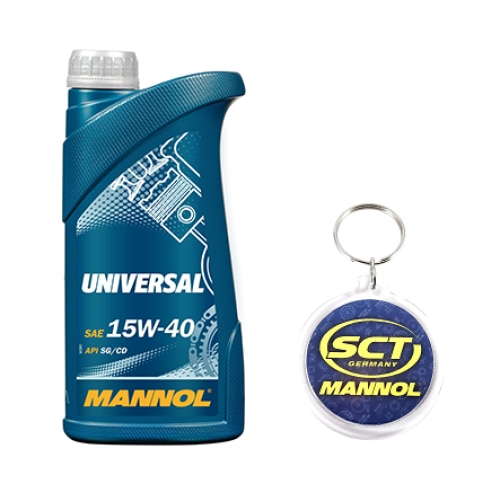 Set Ulei Auto Mannol Universal 15W-40- 1L cu Breloc Mannol - eMAG.ro
