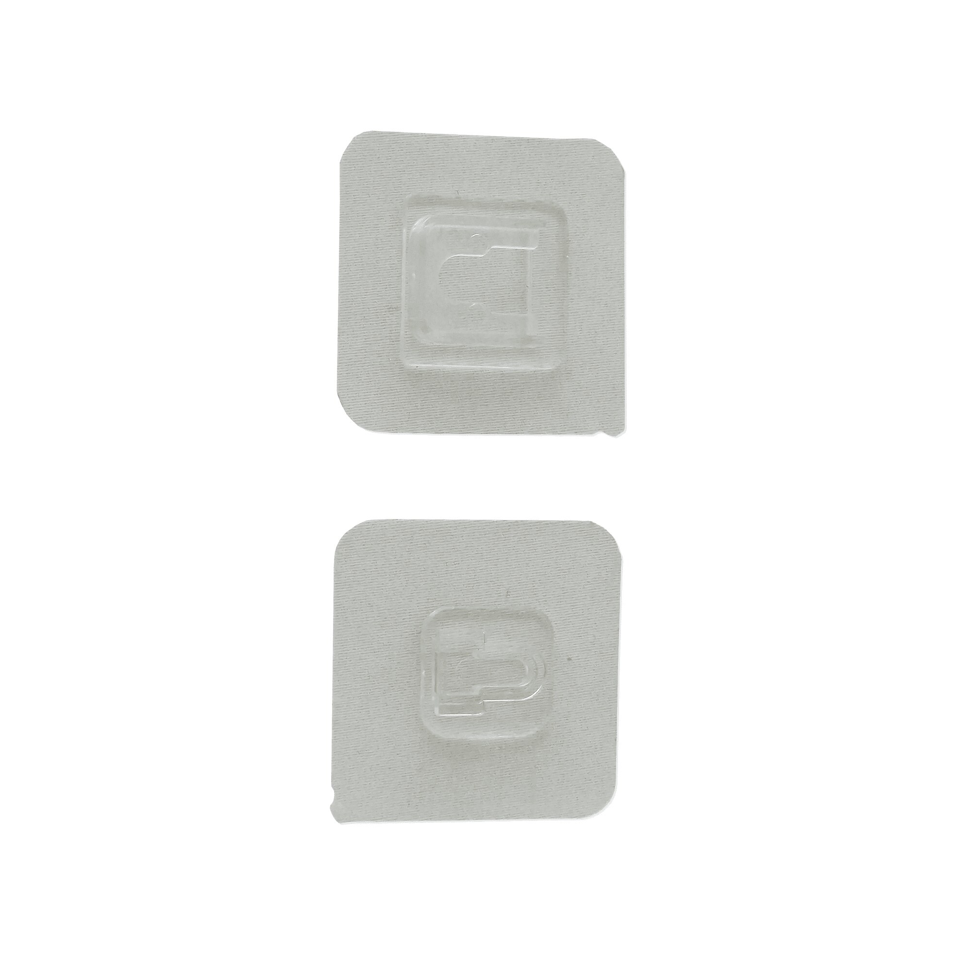Set 5 carlige dublu-adezive, Transparent, 6x6x1 cm, Sortino - eMAG.ro