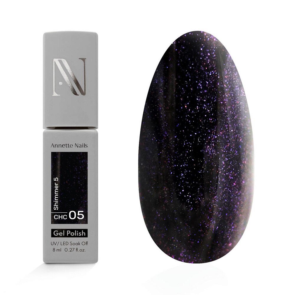 Oja Semi AnnetteNails Shimmer CHC-05, 8ml, Mov - eMAG.ro