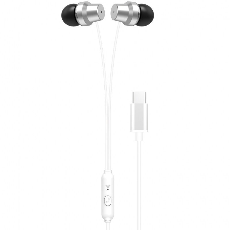 Xo Design слушалки с микрофон Usb Type C бели Emag Bg