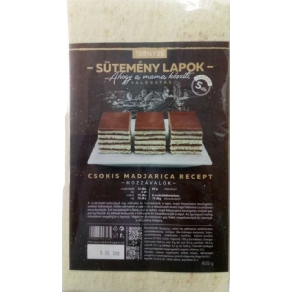 Tornyos sütemény lapok 5db 450g - eMAG.hu