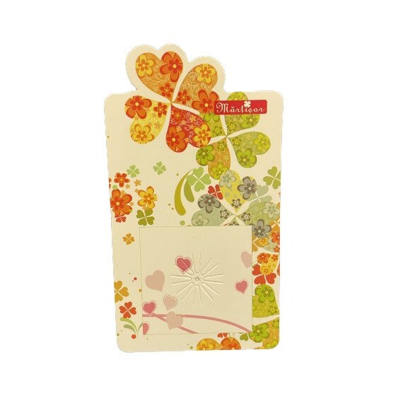 Set 200 de cartonase martisor model floral 7,5x12,5 cm - eMAG.ro