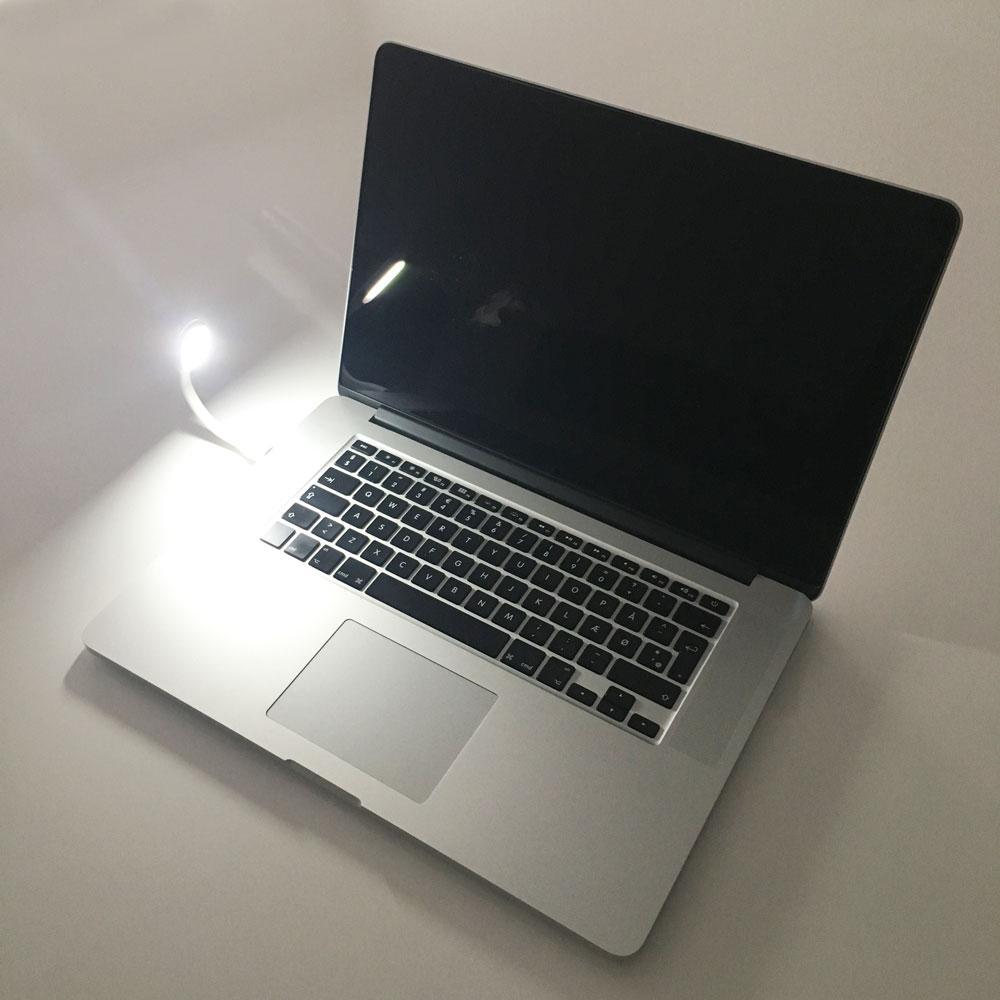 Lampa USB 6 Led-uri, silicon flexibil, culoare alba - eMAG.ro