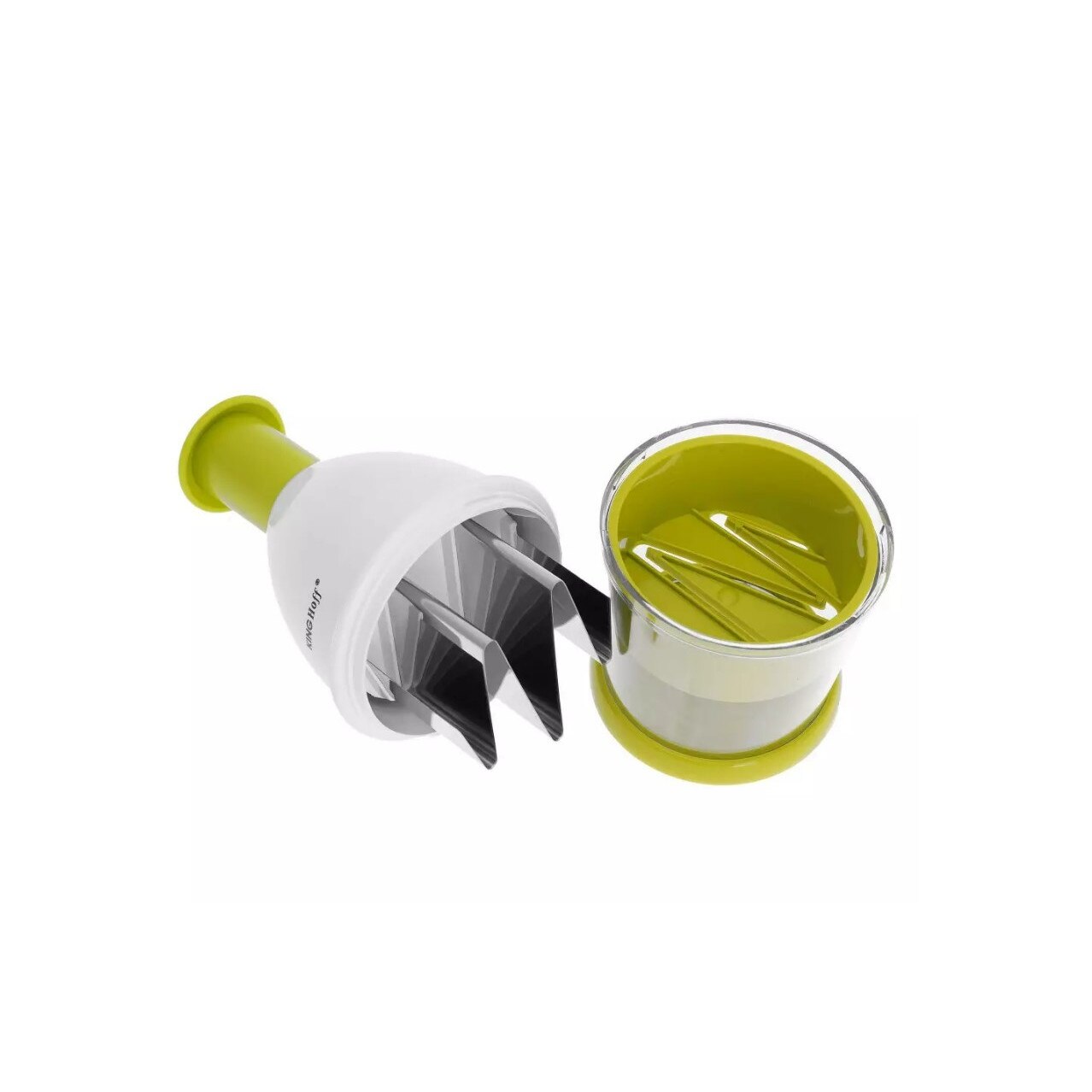 Tocator manual pentru fructe si legume, 700 ml, Kinghoff - eMAG.ro