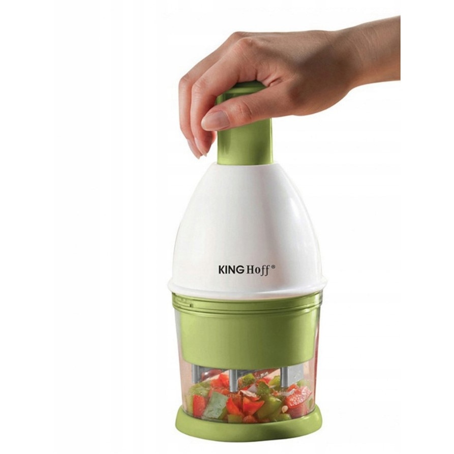 Tocator manual pentru fructe si legume, 700 ml, Kinghoff - eMAG.ro