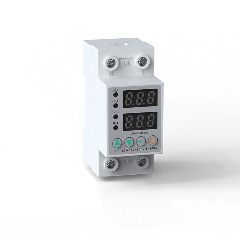 Releu monofazic, Vaxiuja, 1- 40A, ecran dublu digital LED, protectie supratensiune si ...