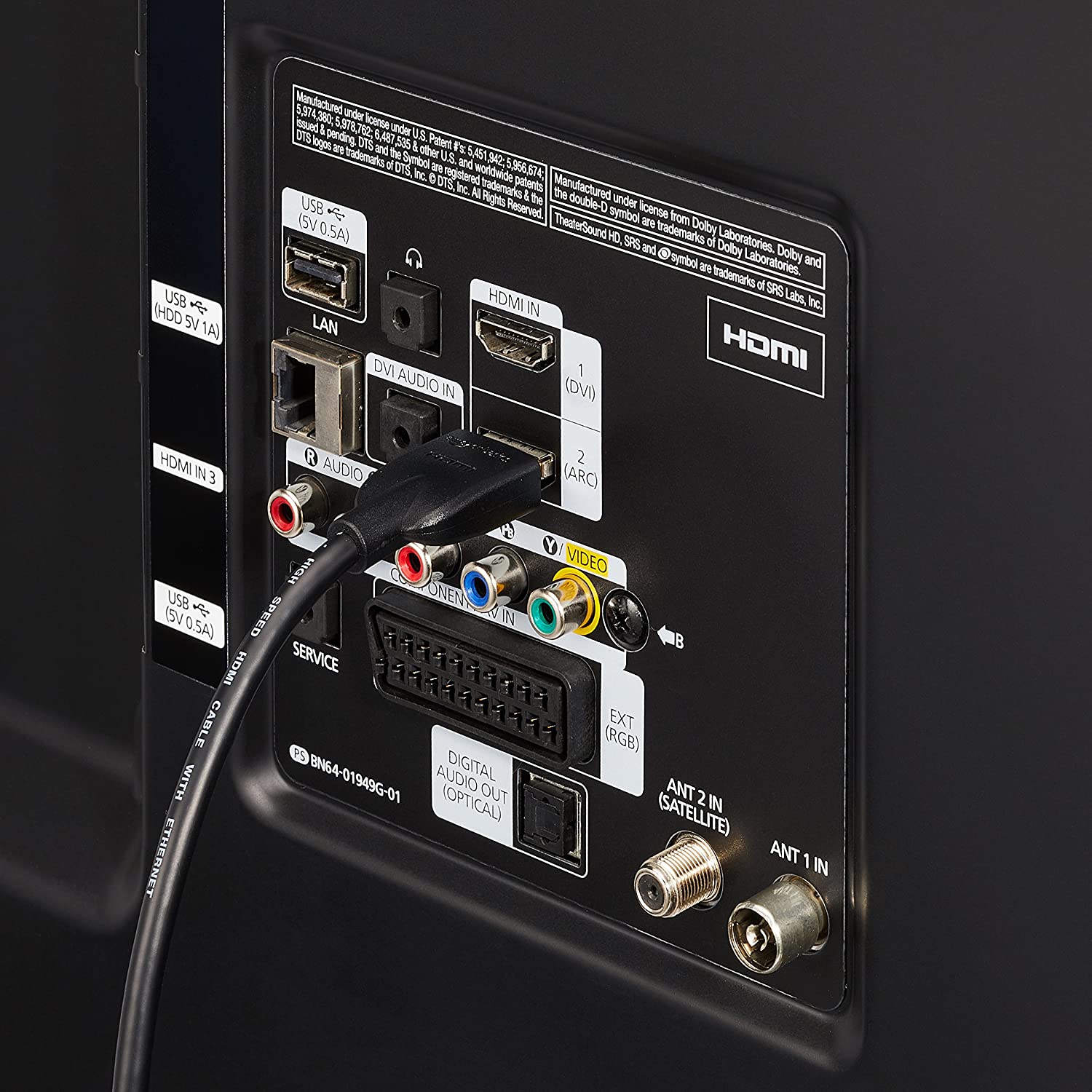 Cablu HP, 1.8m, HDMI 1.4, 4K la 30Hz, negru - eMAG.ro