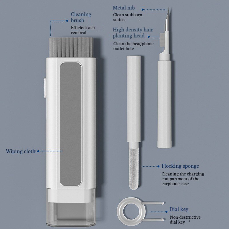 Мултифункционален комплект за почистване на електронни продукти 6 в 1 ...