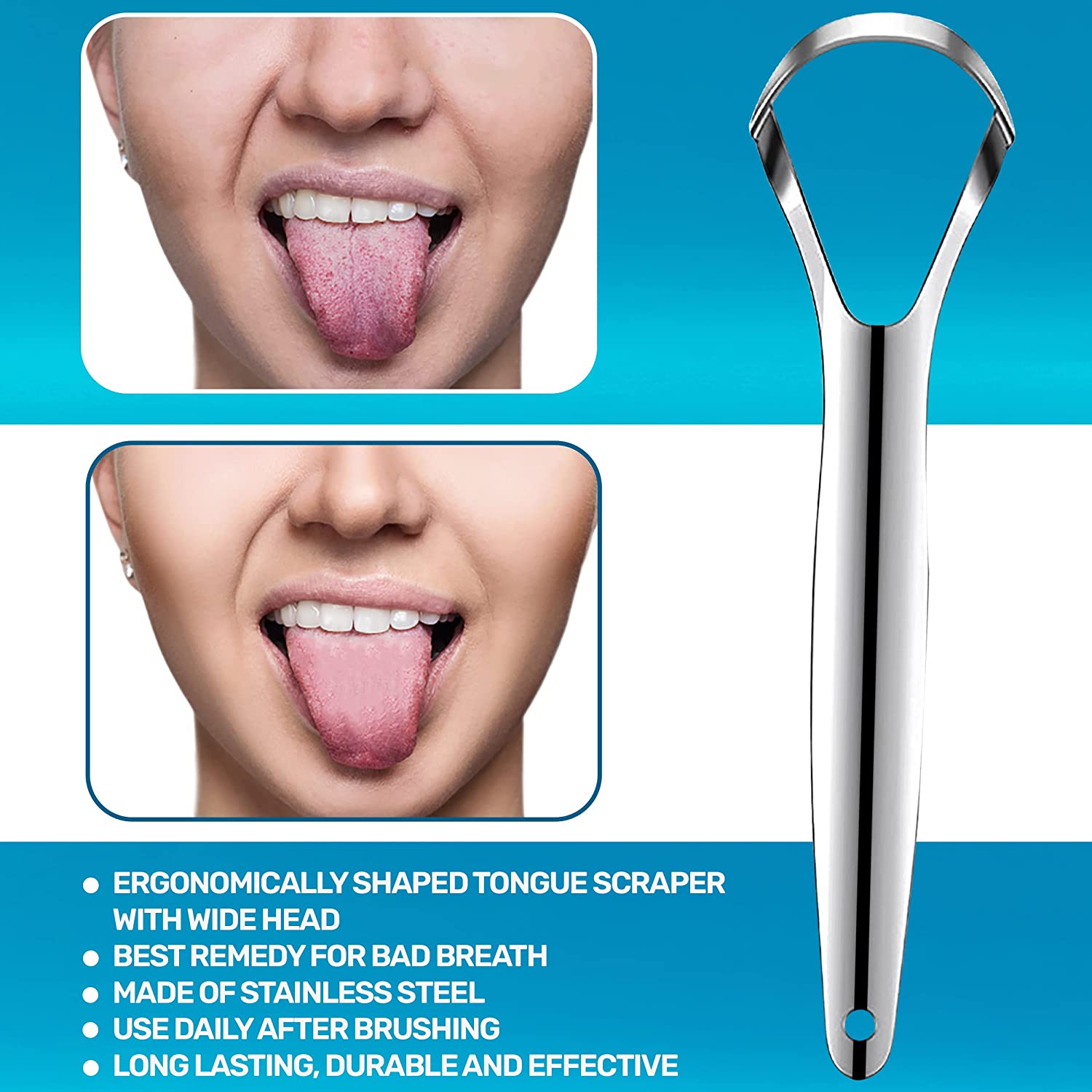 Kit curatare dentara, Darklove, Inox, Cu cutie, Argintiu - eMAG.ro