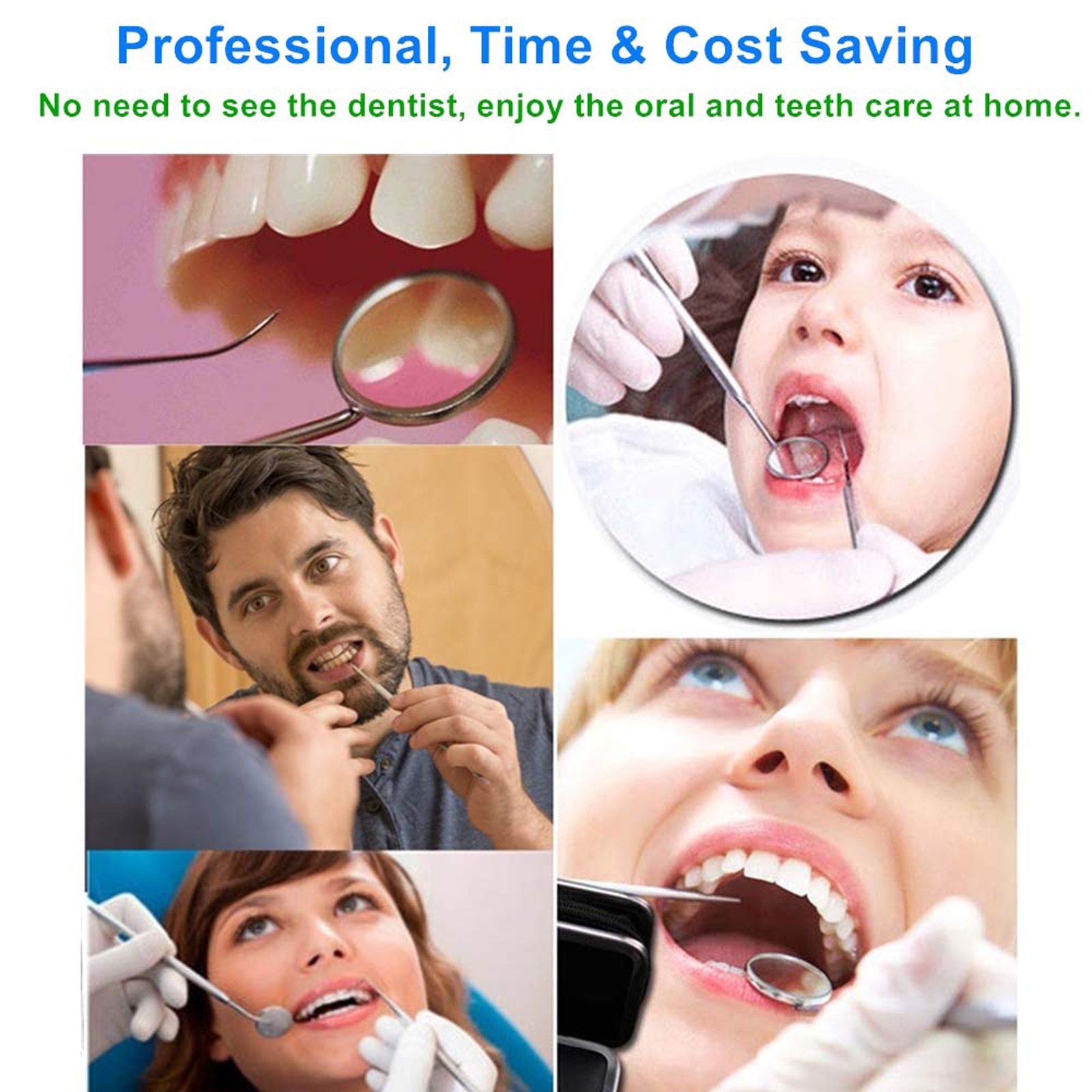 Kit curatare dentara, Darklove, Inox, Cu cutie, Argintiu - eMAG.ro