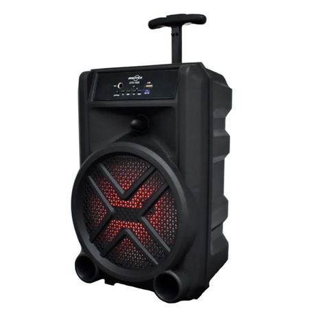 Boxa portabila tip Troller cu maner si roti, Bluetooth 5.0, USB, 8 ...