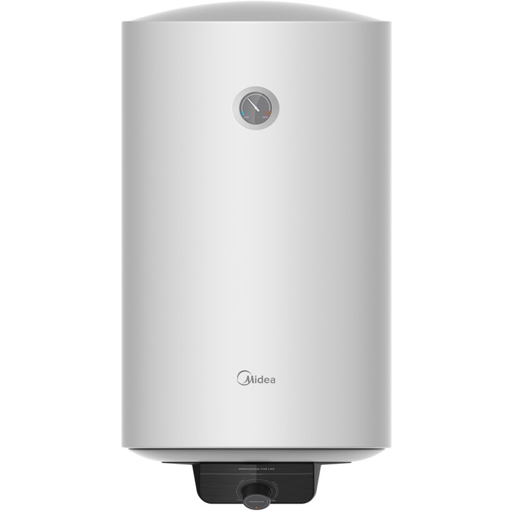 Boiler electric Midea D50-15FG, Cilindric, 50l, 1500W, indicator ...