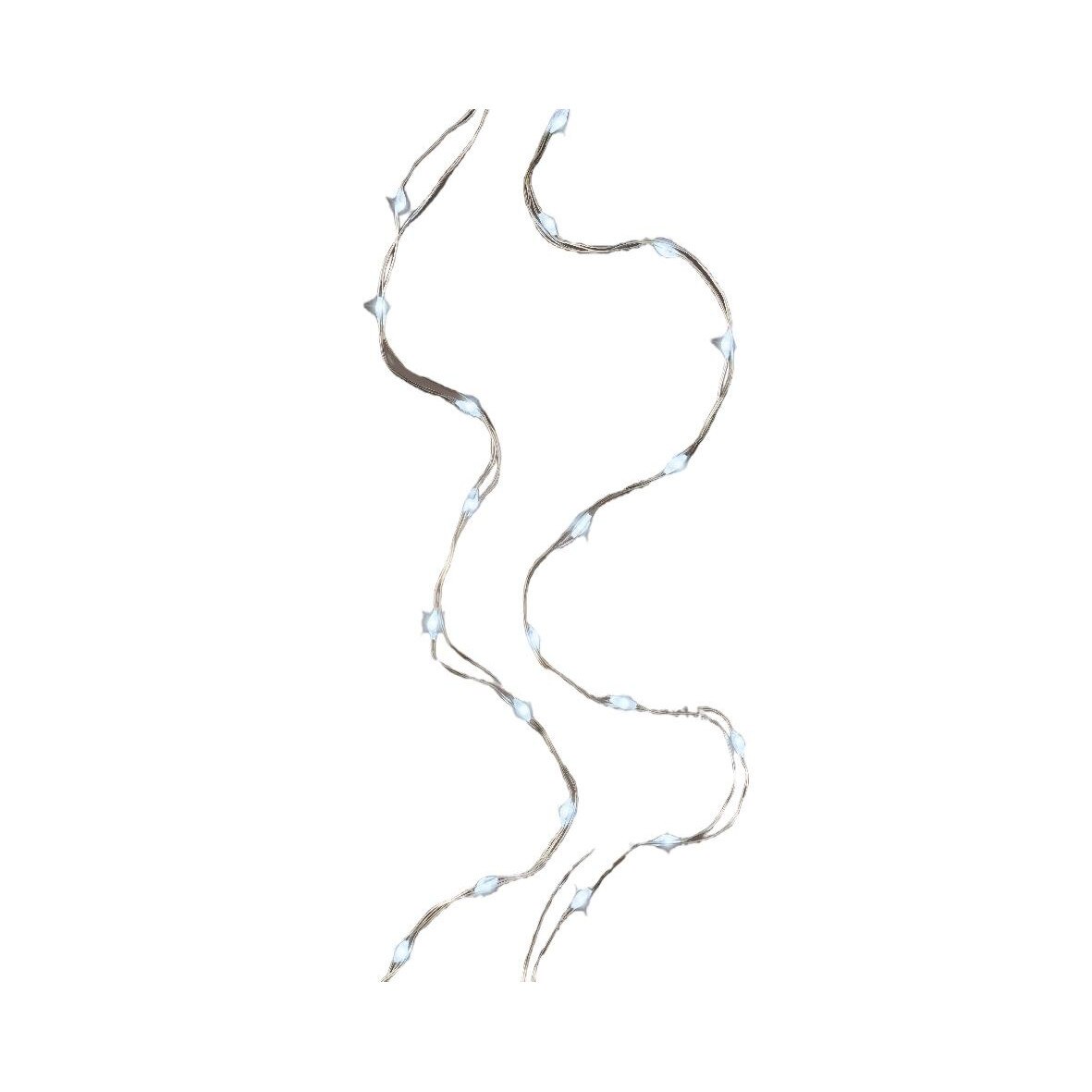 Instalatie de Craciun, Kaemingk, Micro LED, Baterii, 4.95 m, Alb Rece ...