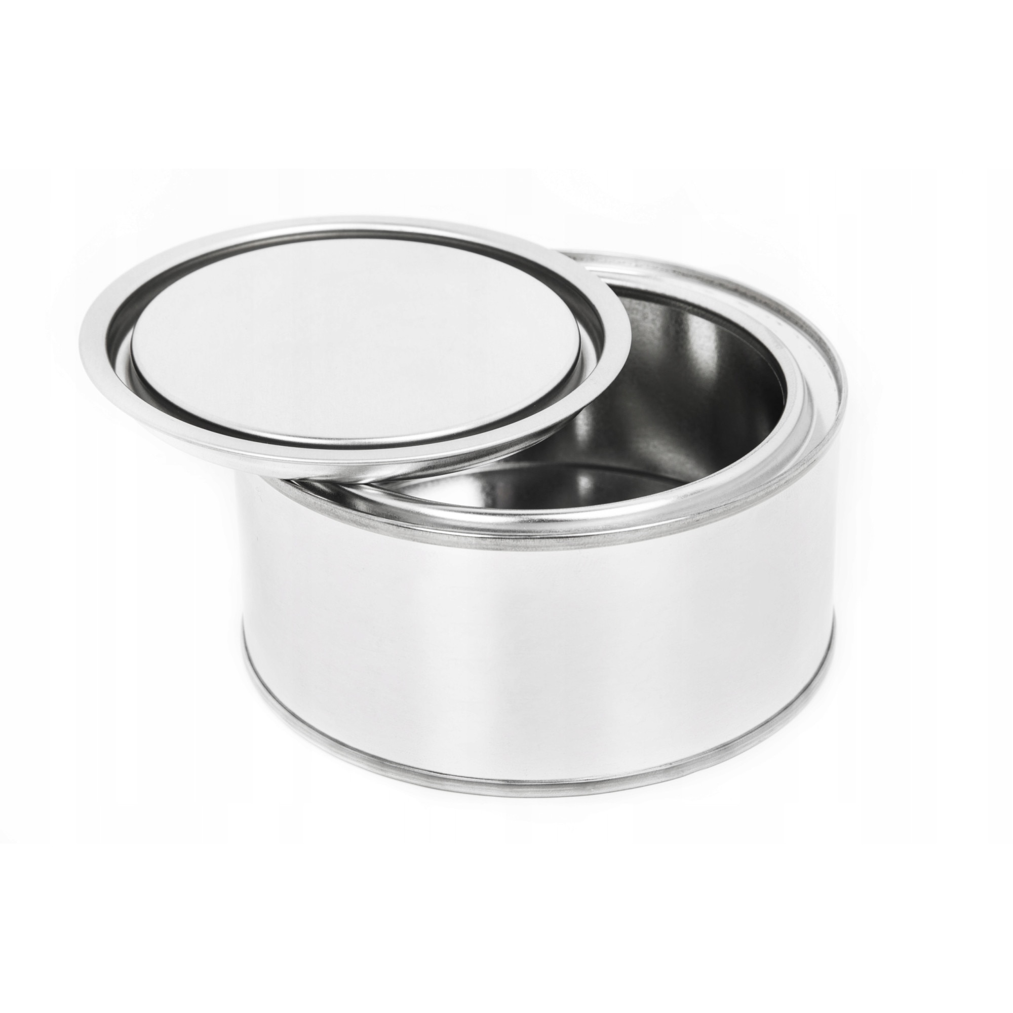 Set 10 cutii pentru depozitare cu capac, Benbow, Metal, Argintiu, 250ml ...