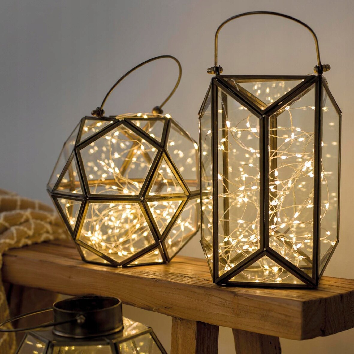 Коледна инсталация, Kaemingk, Micro LED, Батерии, 1,95 м, Cool White - eMAG.bg