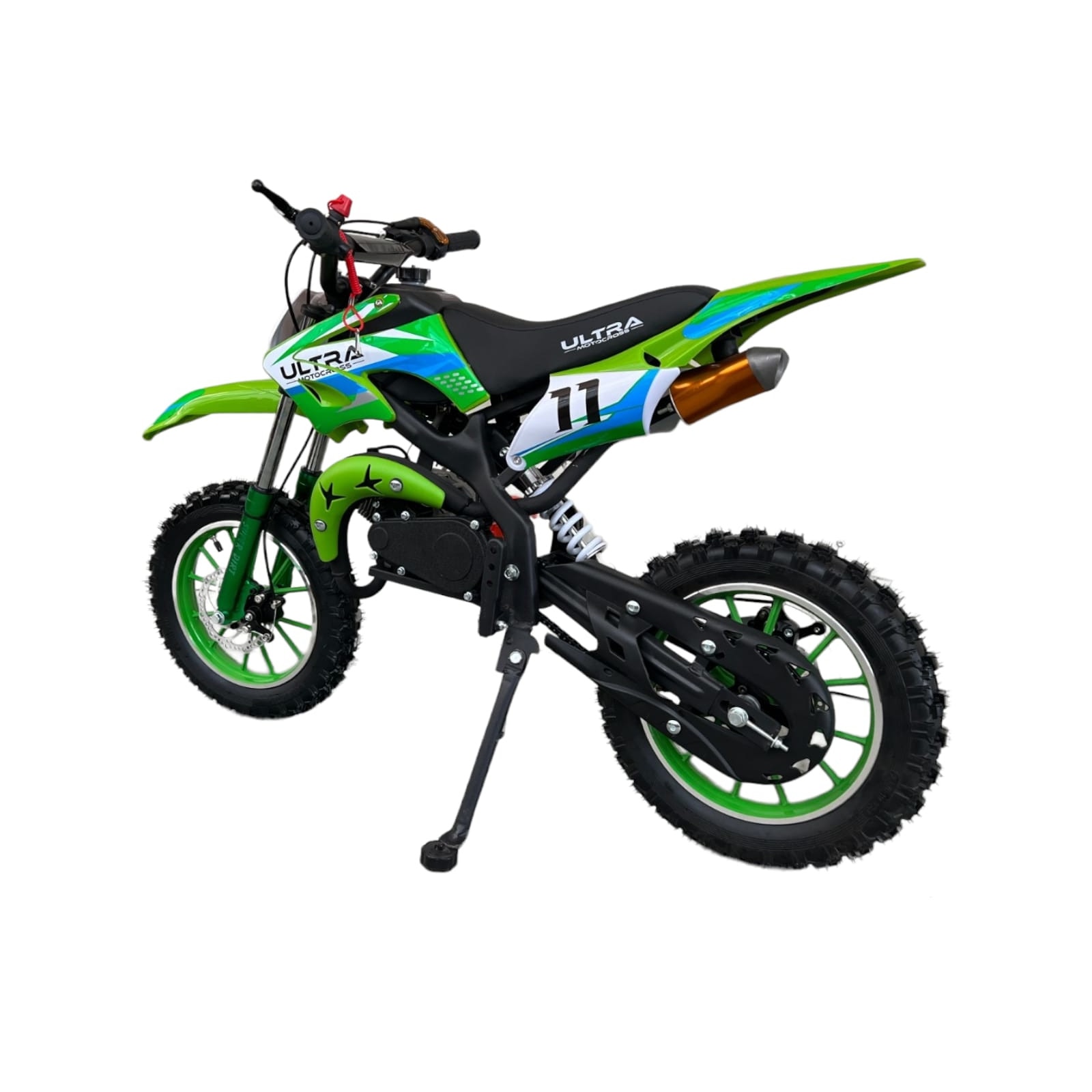 Motocicleta cross, Ultra, Enduro, verde, 49cc, pentru copii - eMAG.ro
